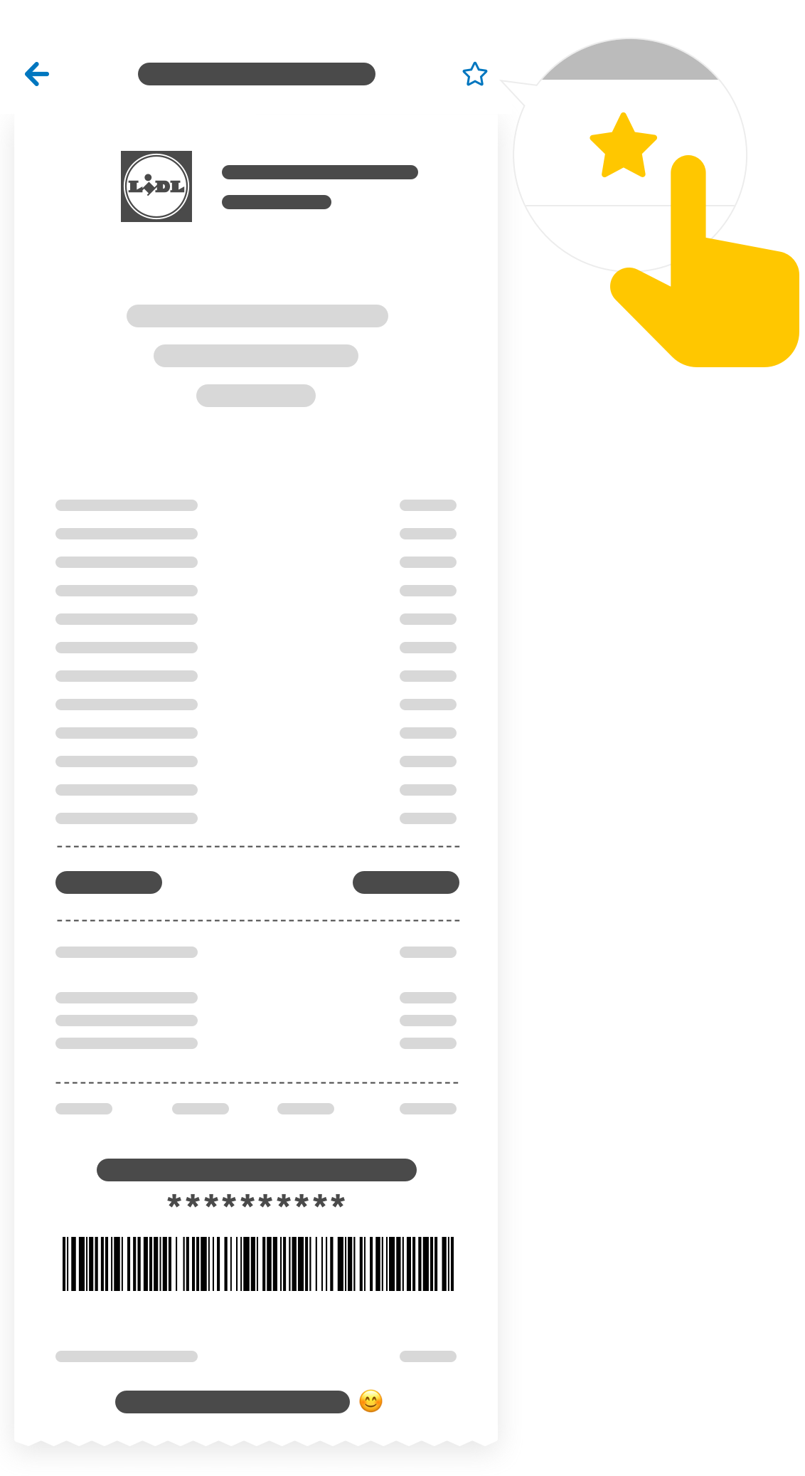 What is your receipt history?